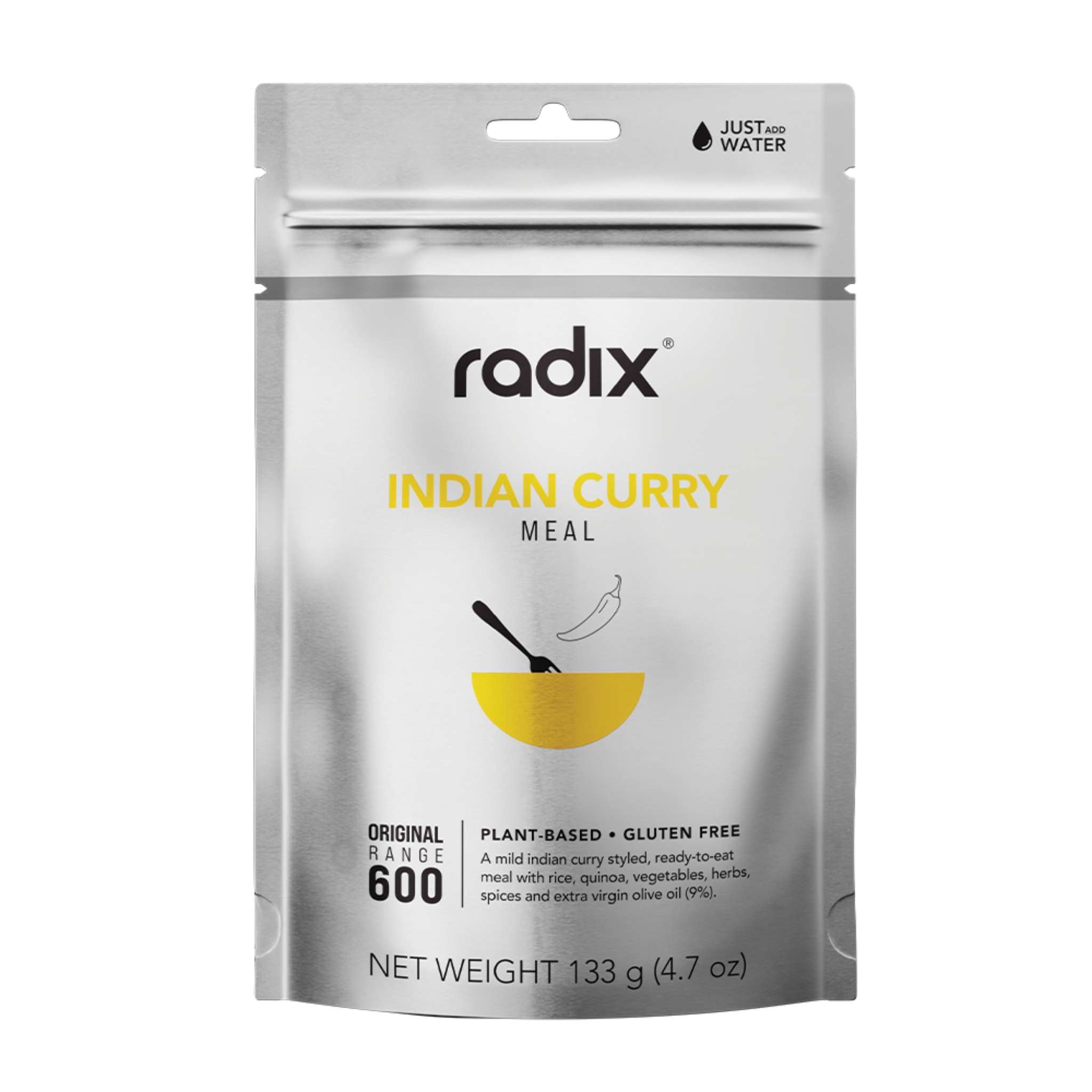 Radix Nutrition Original 600kcal Main Meal - Indian Curry V9 – Further ...