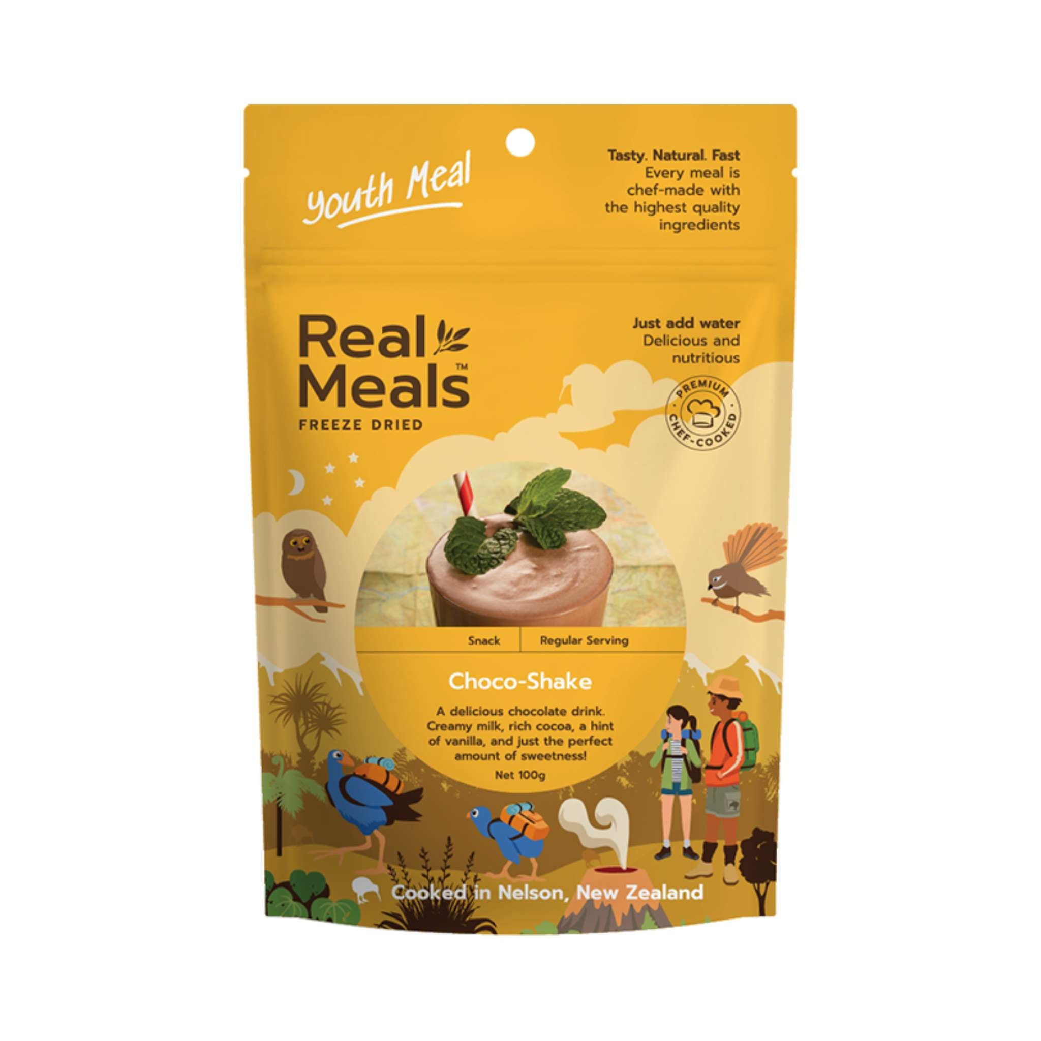 Freeze Dried Meal NZ|Real Meals Snack ChocoShake – Further Faster
