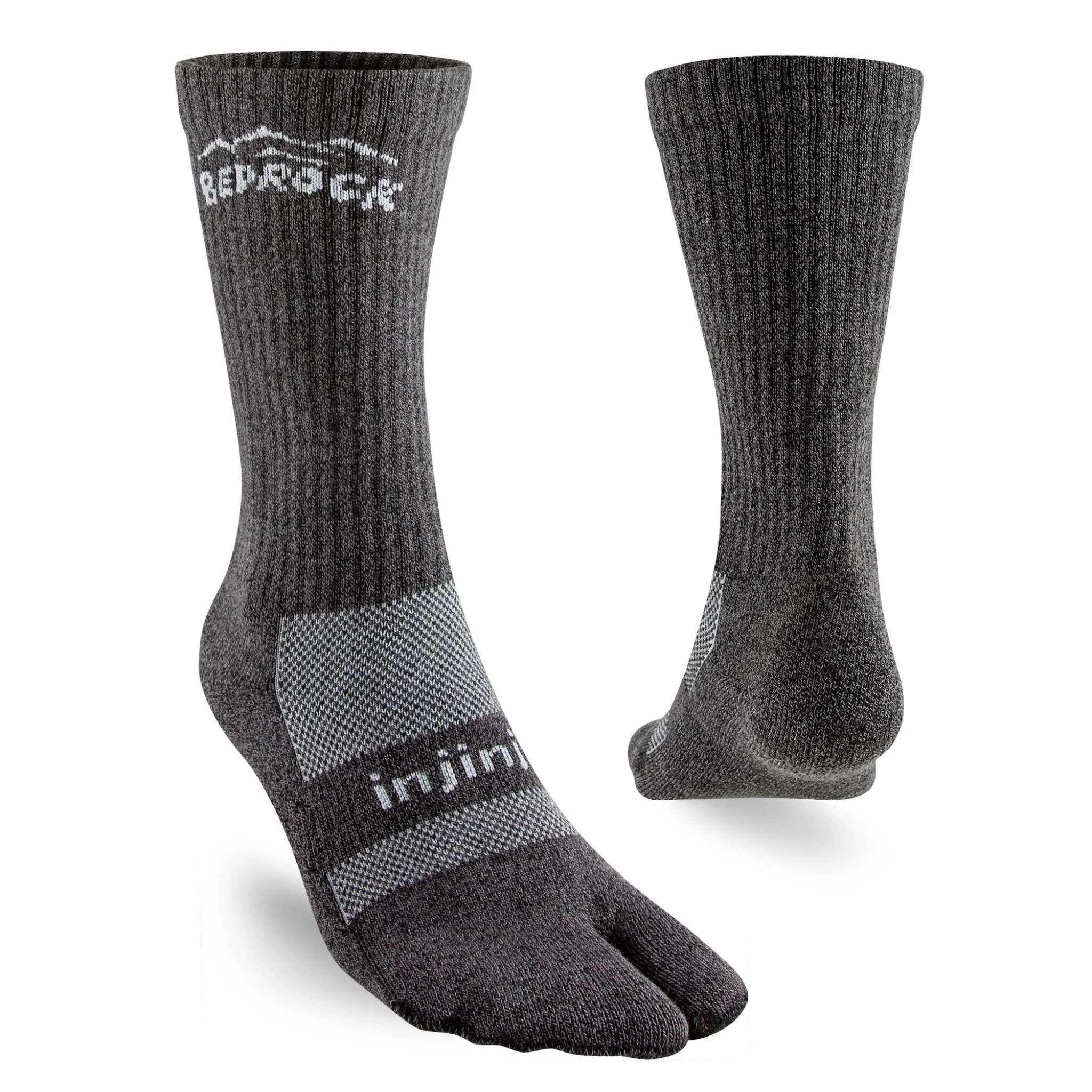 Toe Socks NZ | Bedrock Split-Toe Sock - Crew – Further Faster