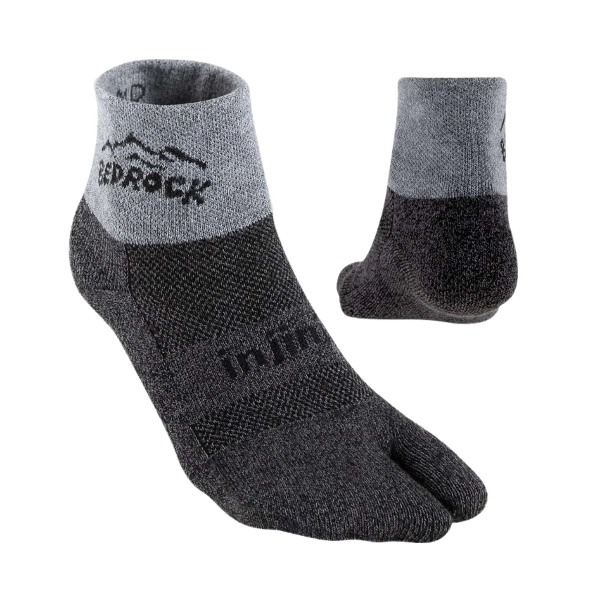 Toe Socks NZ | Bedrock Split-Toe Sock Mini Crew – Further Faster