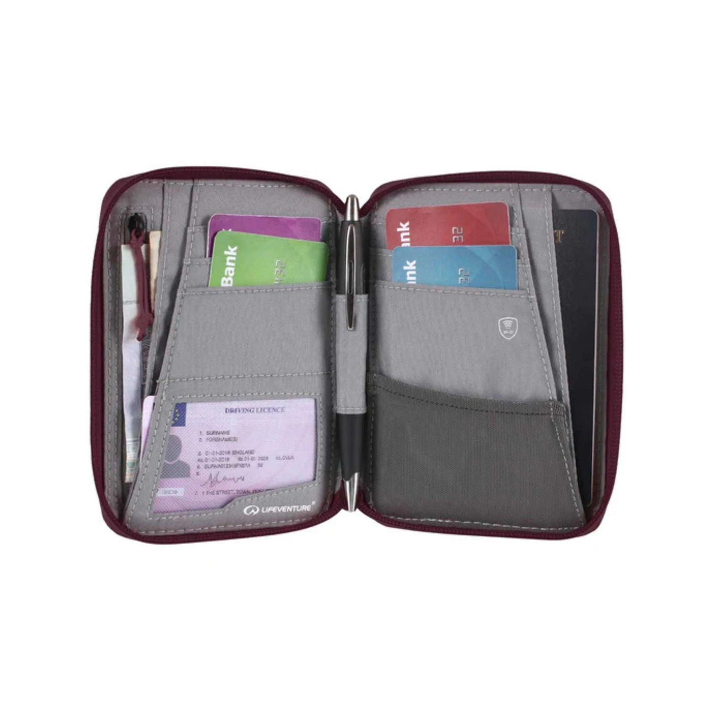 Travel Wallet NZ| Lifeventure RFID Mini Recycled – Further Faster