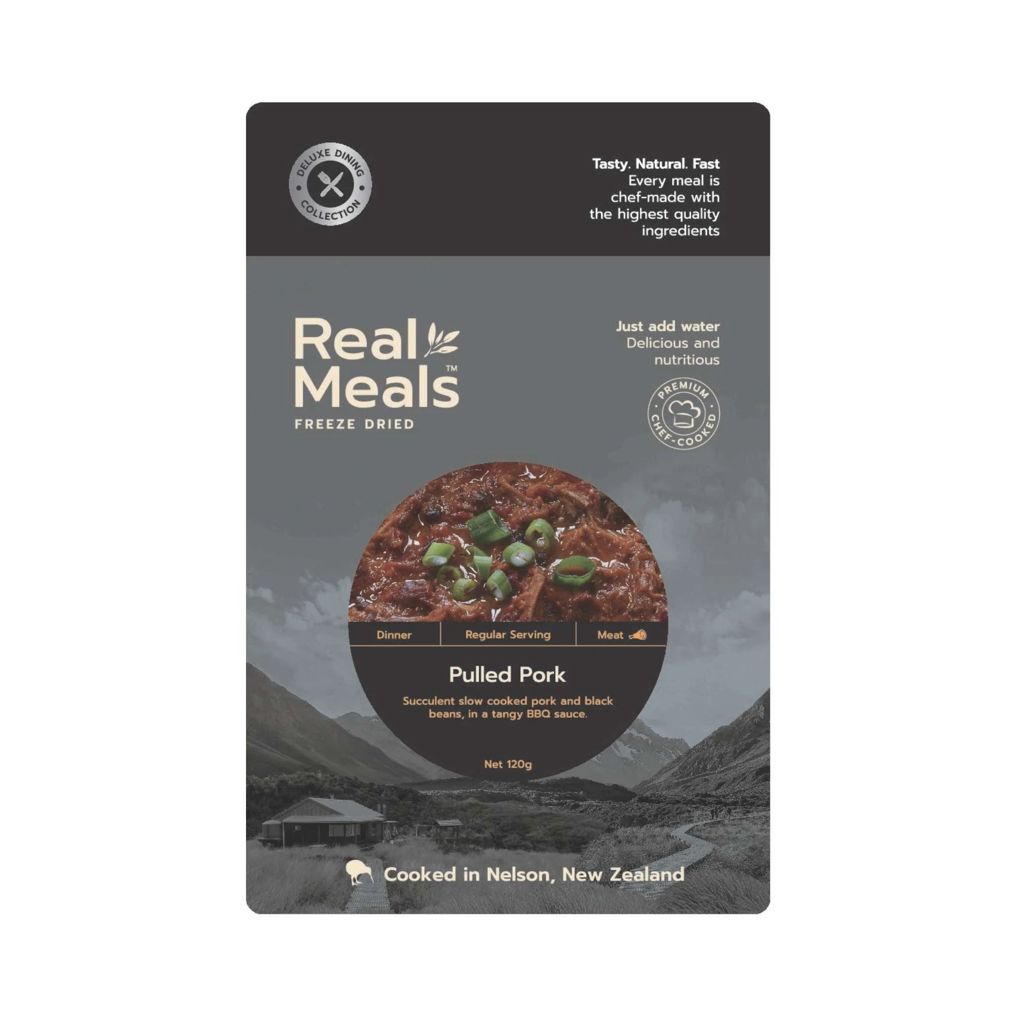 Camping Food NZ | Real Meals Dinner Pulled Pork – Further Faster