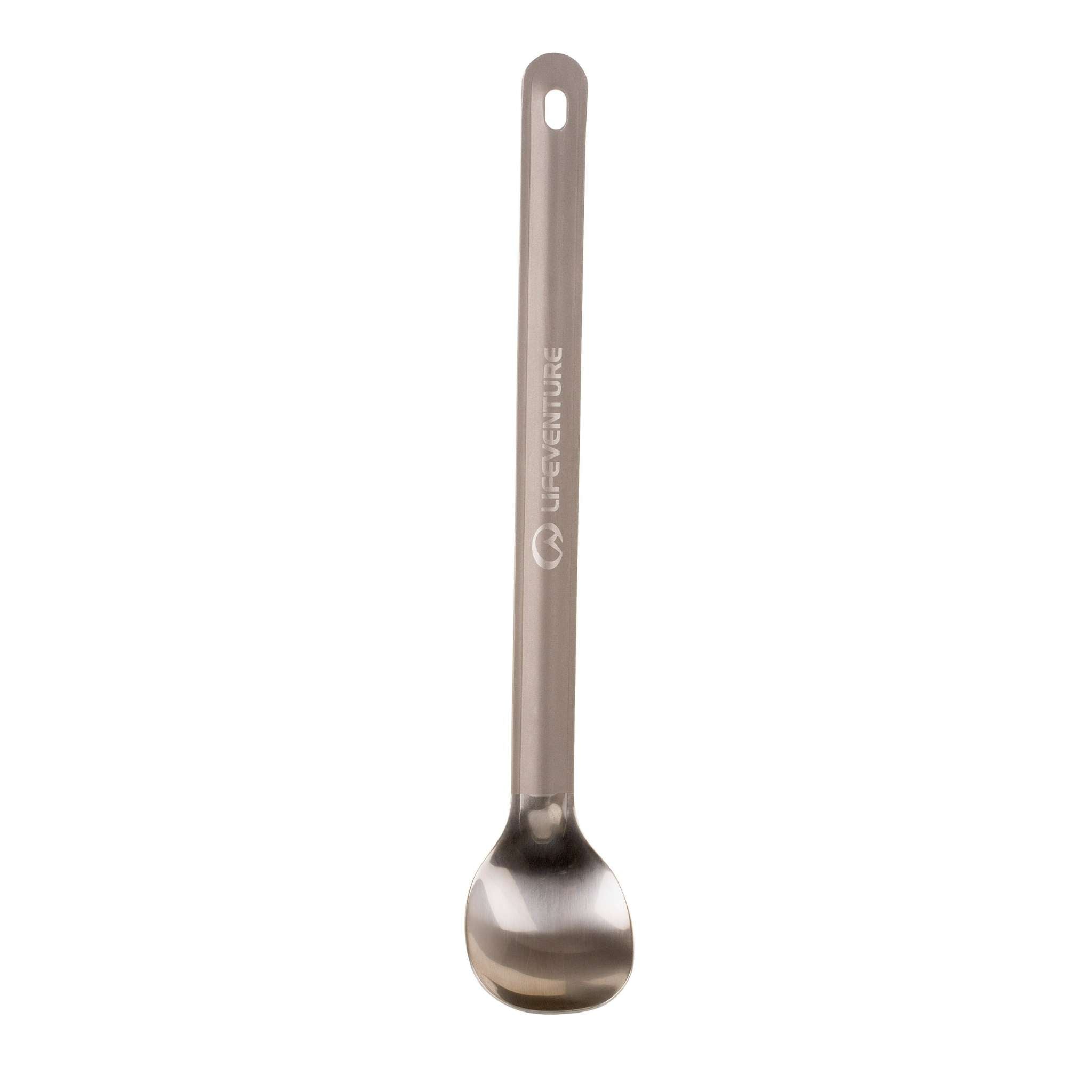Lifeventure Titanium Long Handle Spoon | Titanium Cookware NZ – Further ...