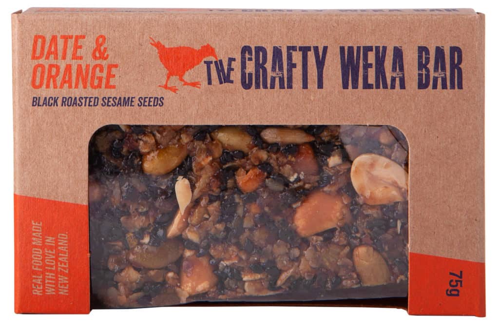 The Crafty Weka Date and Orange Bar 75g | Further Faster NZ